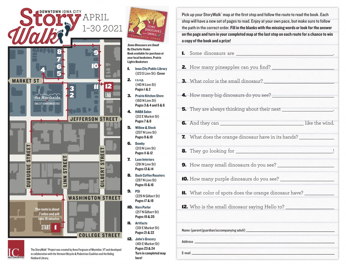 Downtown Iowa City StoryWalk® | Iowa City Downtown District
