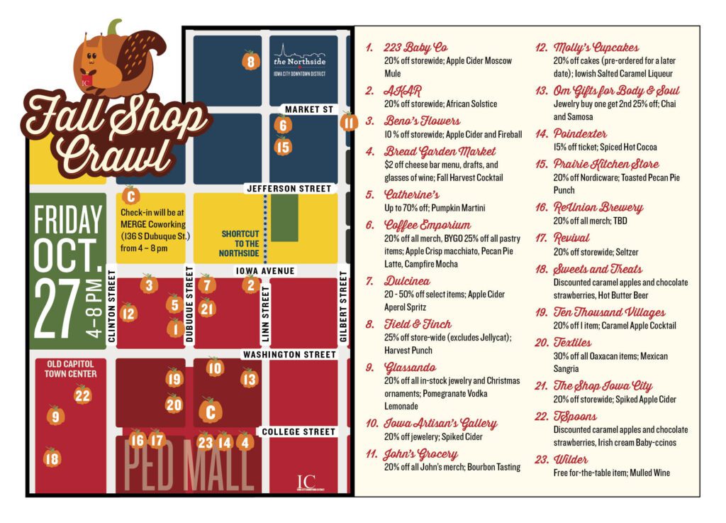 Downtown Shop Crawl | Iowa City Downtown District