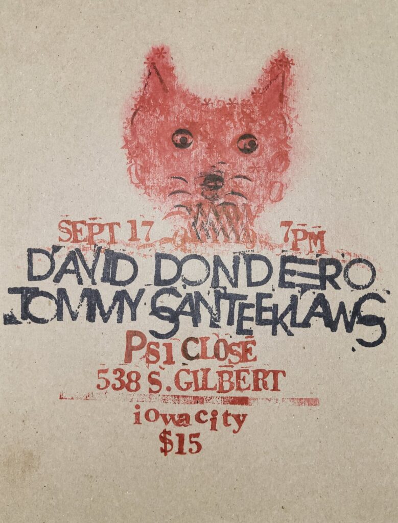 David Dondero / Tommy Santee Klaws | Iowa City Downtown District