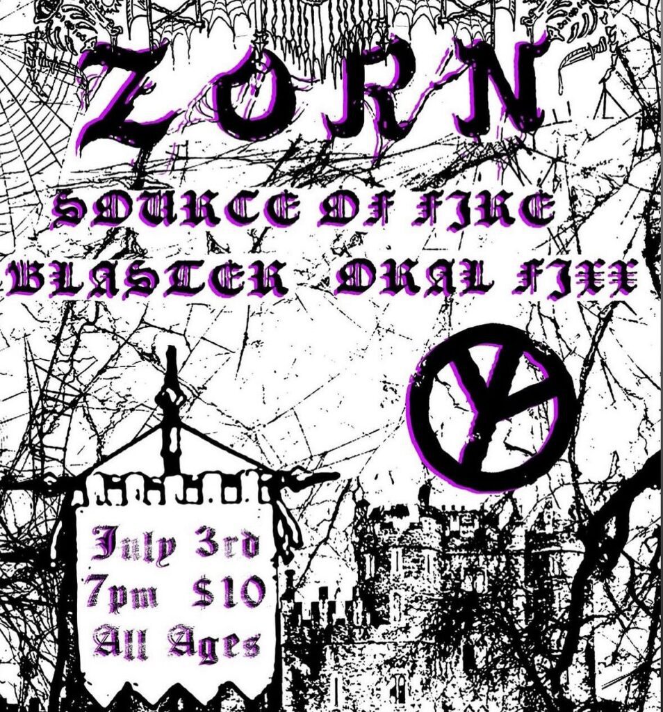 Zorn w/ Source Of Fire, Blaster & Oral Fixx | Iowa City Downtown District